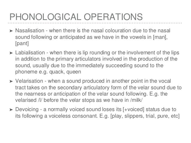 Phonological processes - jivanshimixer