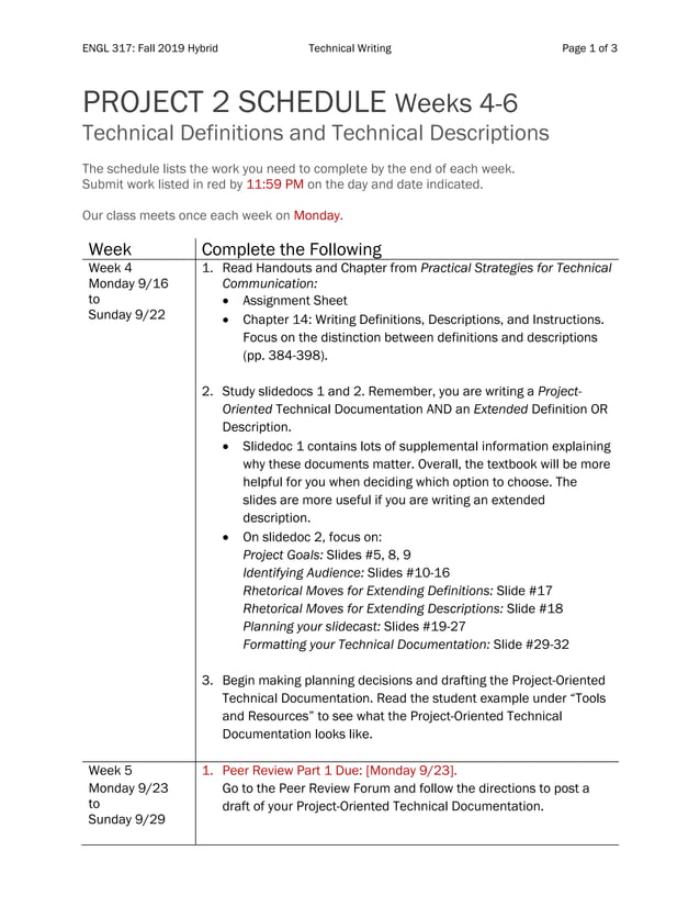 Engl 317 04 p2 schedule | PDF | Computing | Technology & Computing