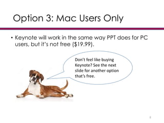 Engl317 project2 slidedoc3_how_to_create_the_slidecast | PPT