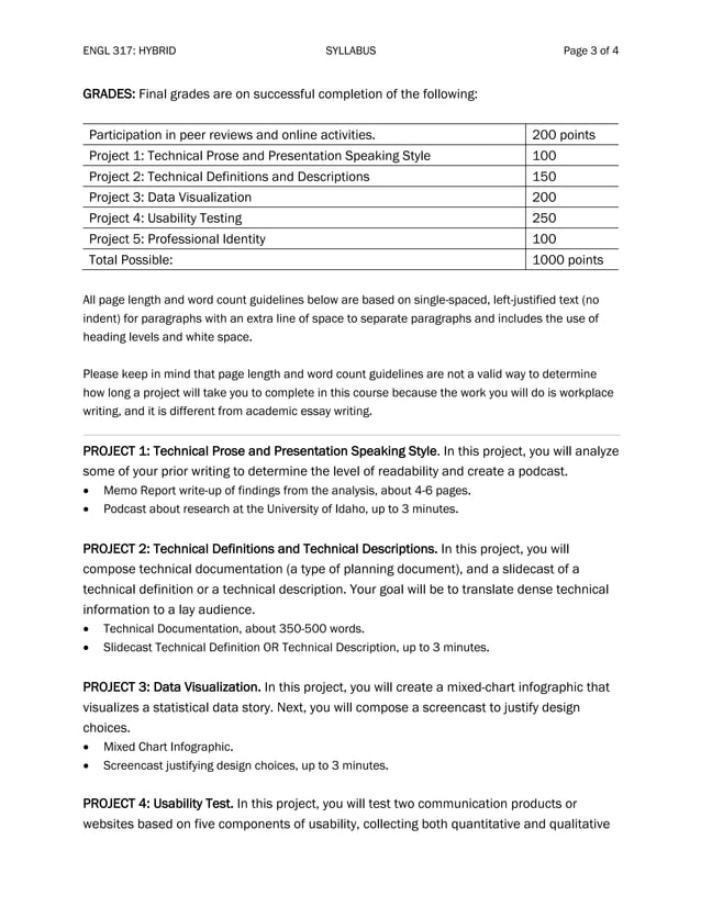 Engl317 syllabus hybrid_waters | PDF