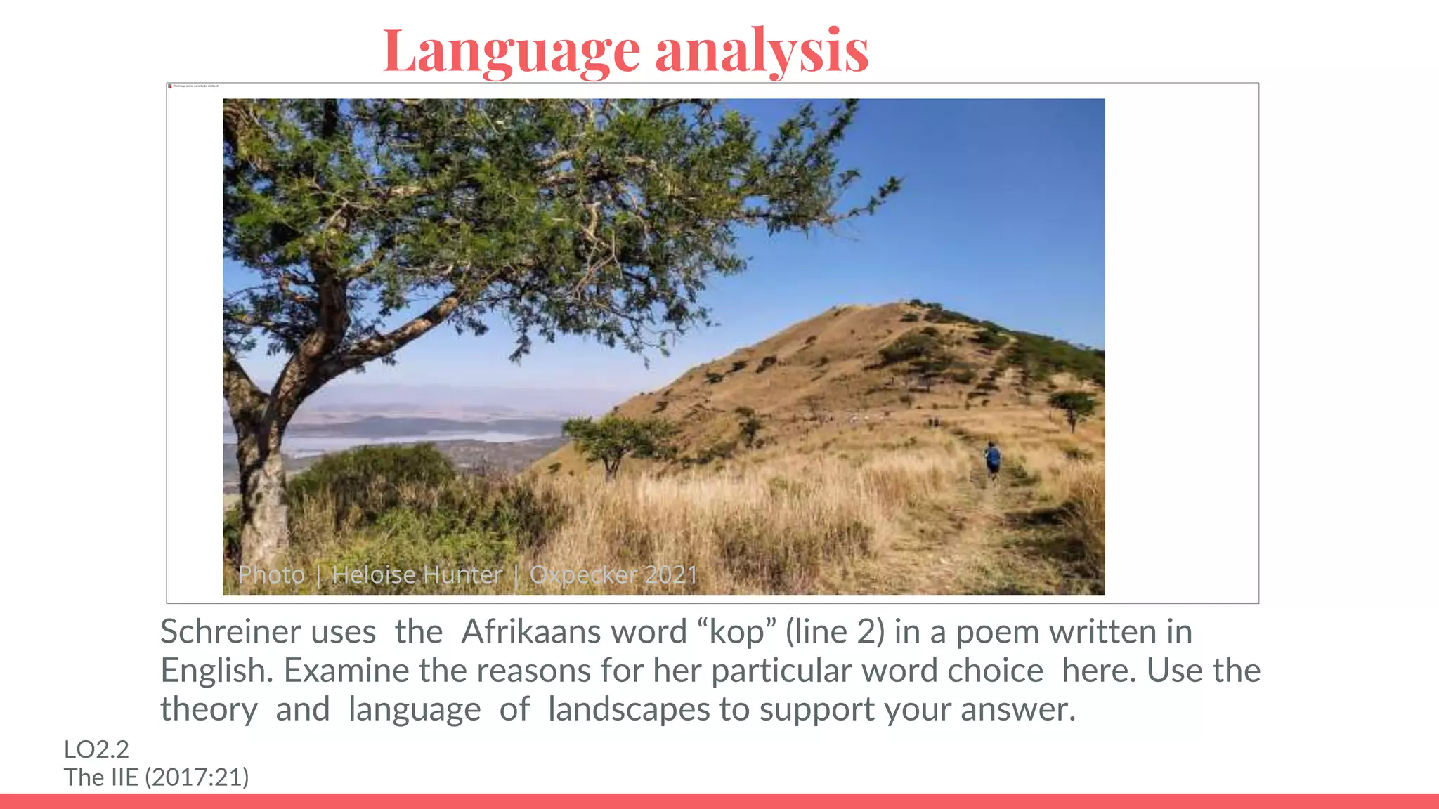 South African poetry: The Cry of South Africa.pptx