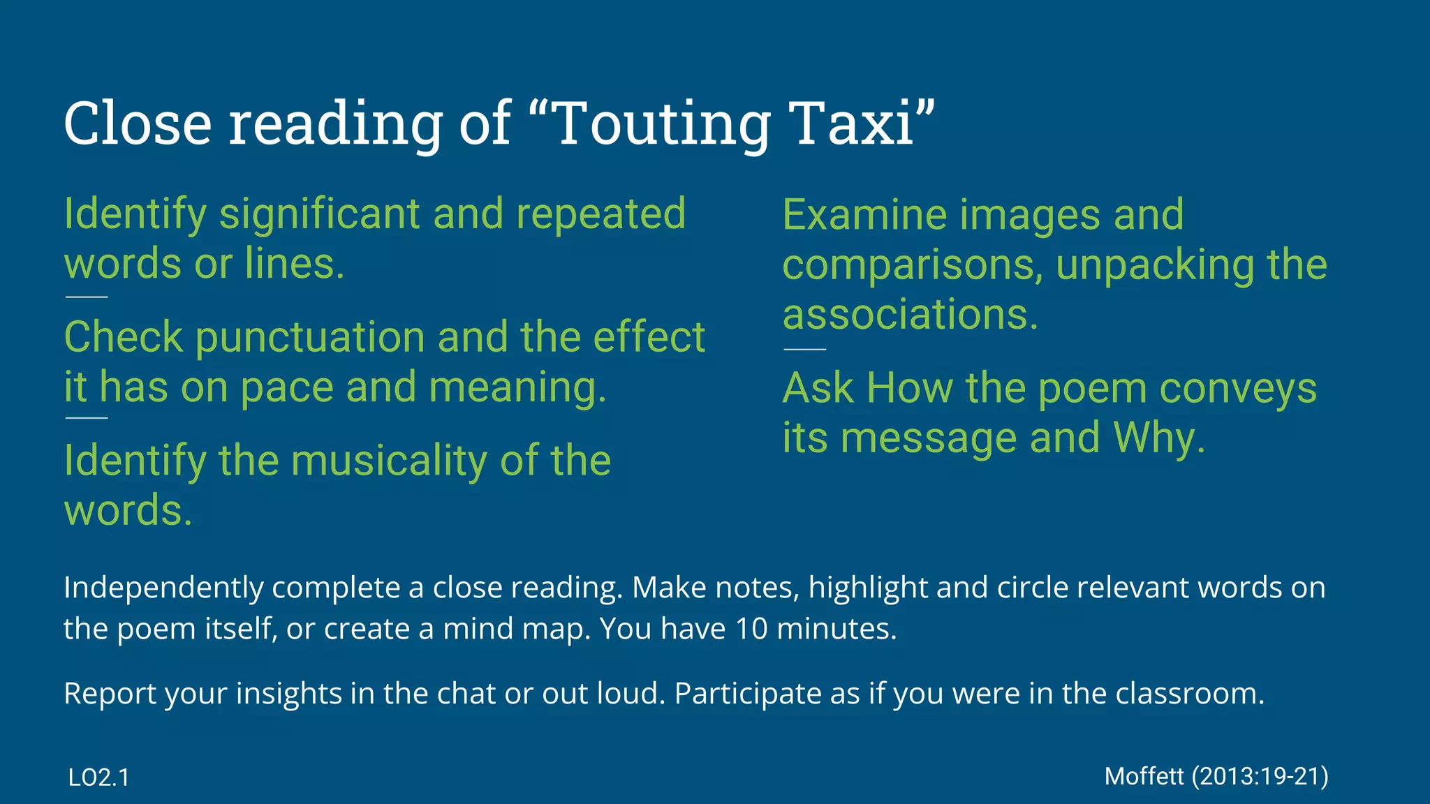 South African poetry: Touting Taxi and Memory.pptx