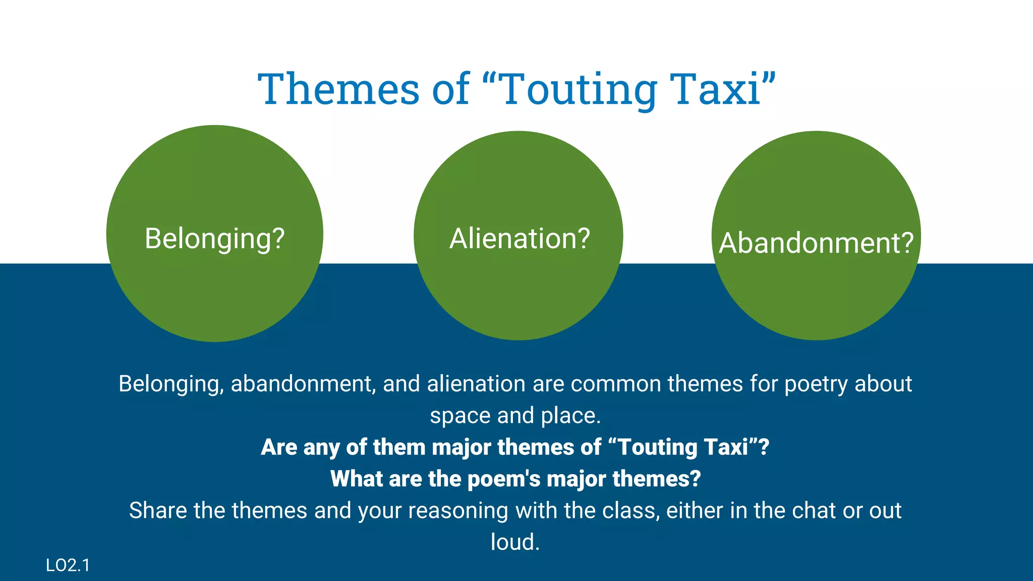 South African poetry: Touting Taxi and Memory.pptx