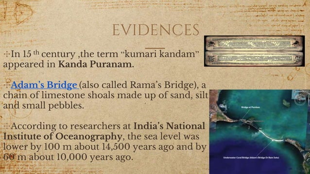 The lost continent - Kumari kandam | PPTX