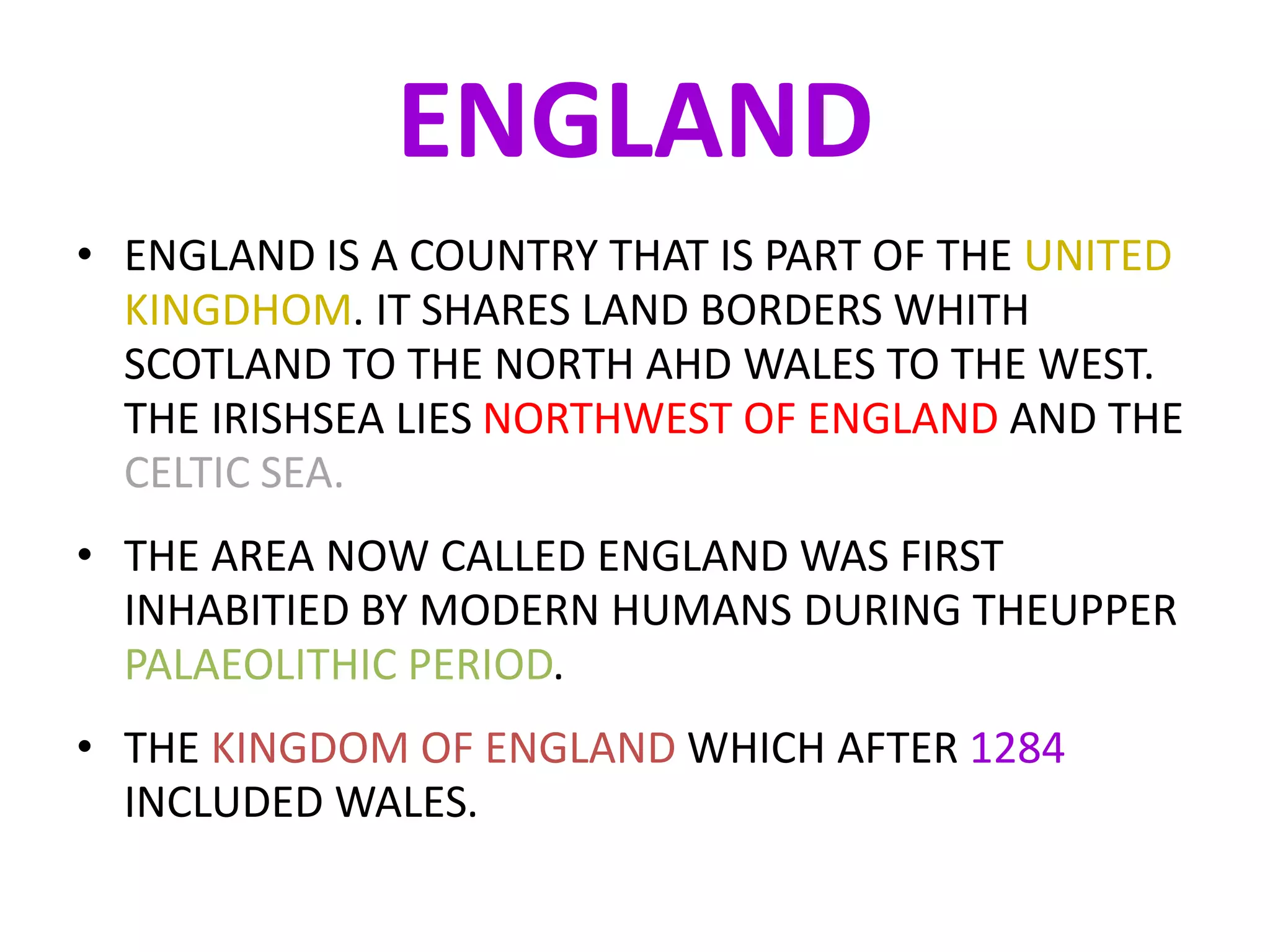 England | PPT