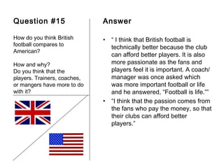 England Football Interview | PPT