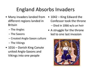 England And France Develop | PPT