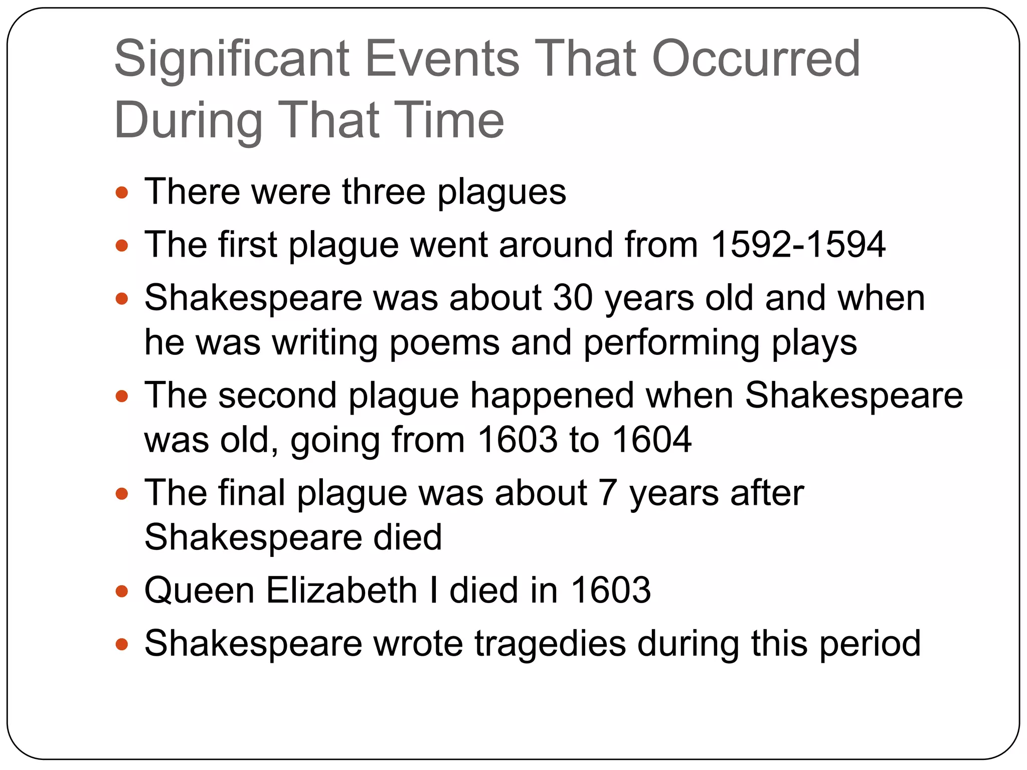 England In Shakespeare’s Time | PPTX