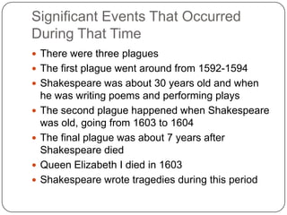 England In Shakespeare’s Time | PPTX