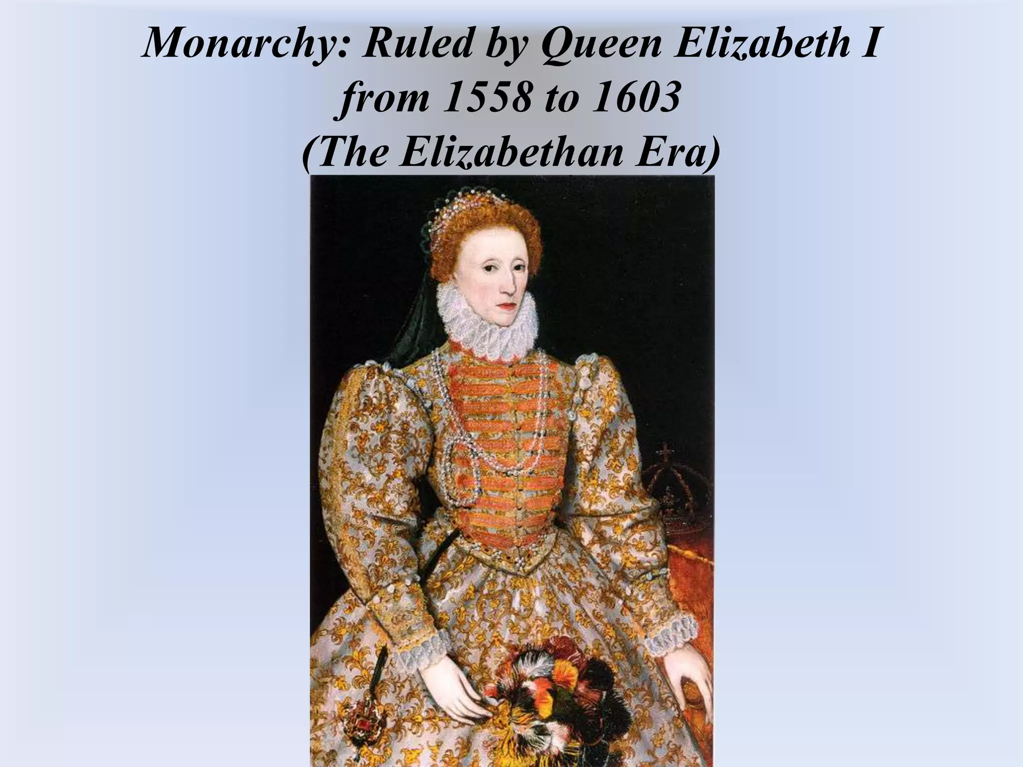 England in Shakespeare's time | PPTX