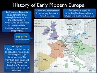 Early Modern Europe(England) | PPT