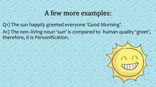 Grammar : Figures of Speech - Personification | PPT