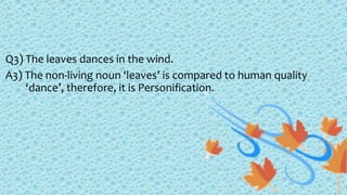 Grammar : Figures of Speech - Personification | PPTX