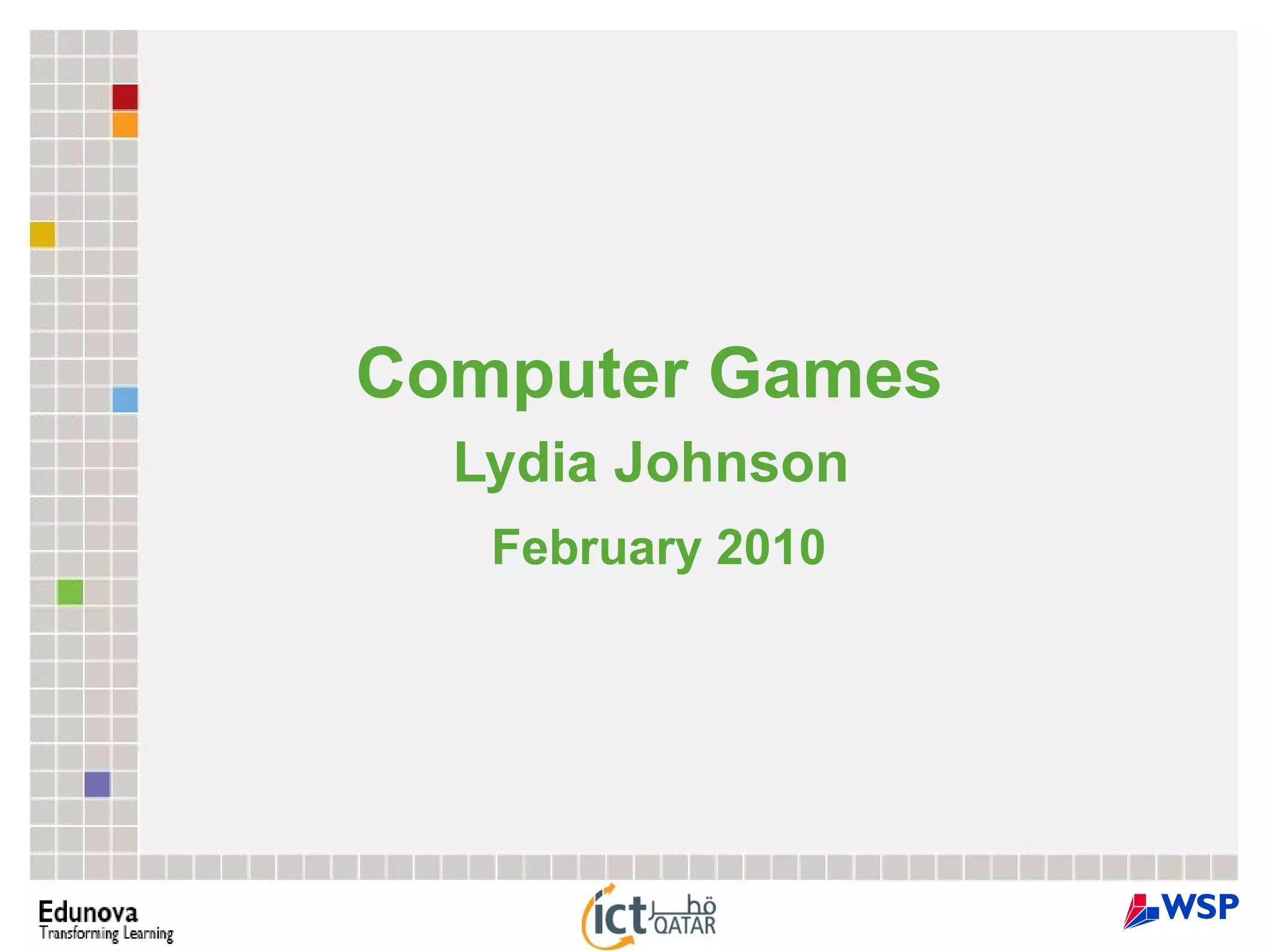 English Computer Games | PPT
