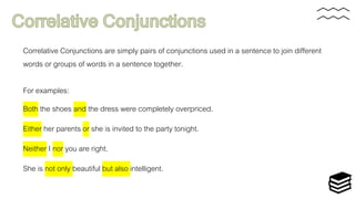 English Conjunctions | PPT