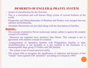 Engler and Prantl system of classification in plant taxonomy | PDF