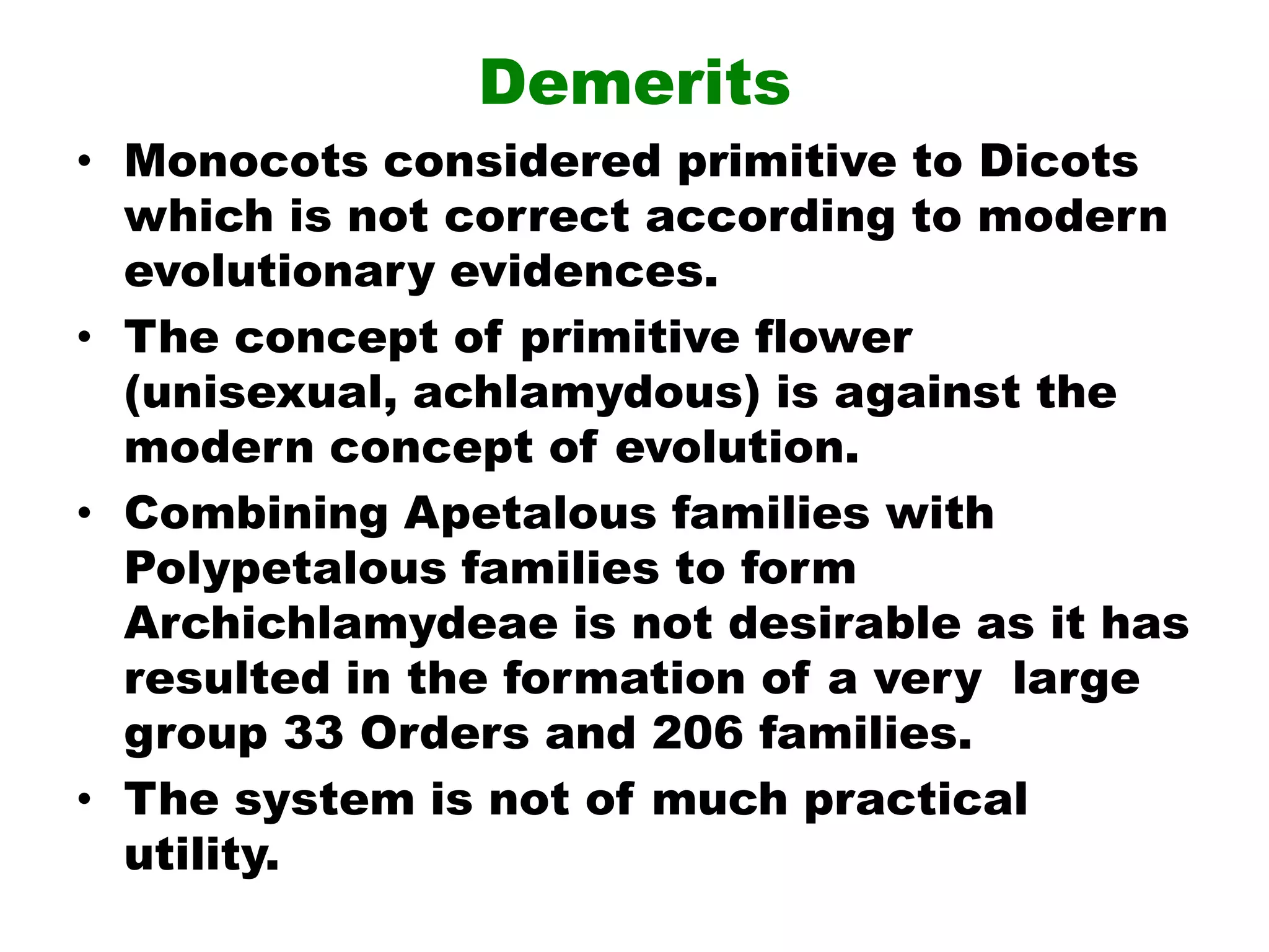 Engler & prantl system of classification | PPSX