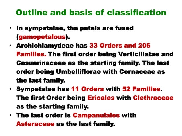 Engler & prantl system of classification | PPSX