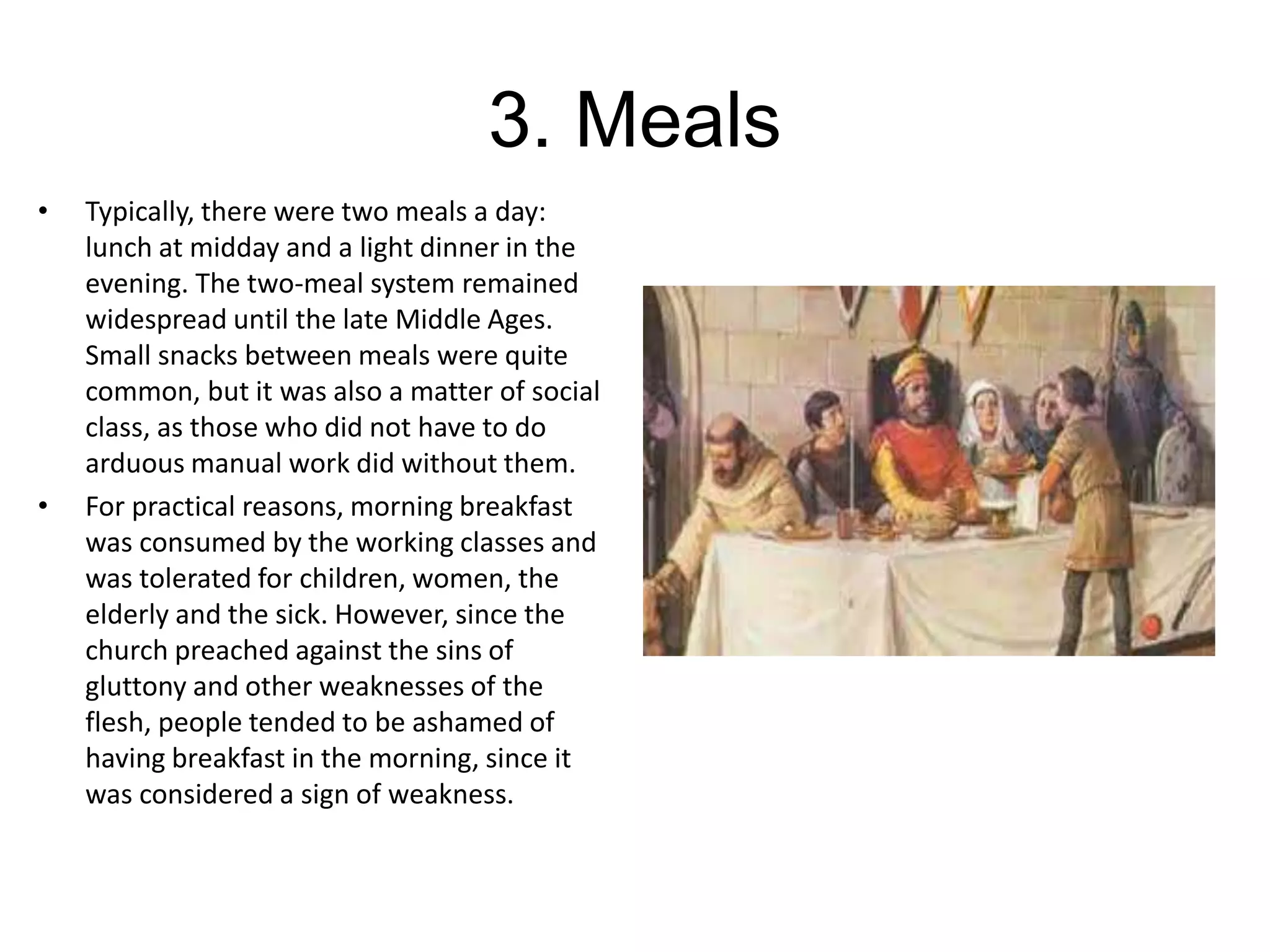 Medieval Food and drinks | PPTX