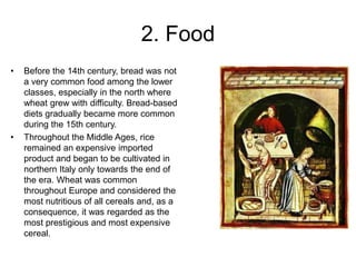Medieval Food and drinks | PPTX