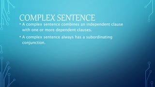 Englih types of sentences (final) | PPTX