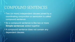 Englih types of sentences (final) | PPTX