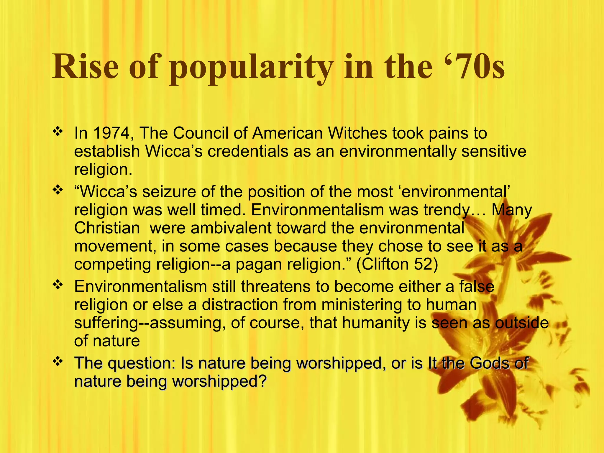 Nature-based religions | PPT