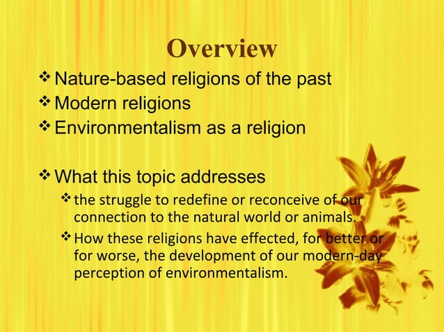 Nature-based religions | PPT | Hinduism | Religion & Spirituality