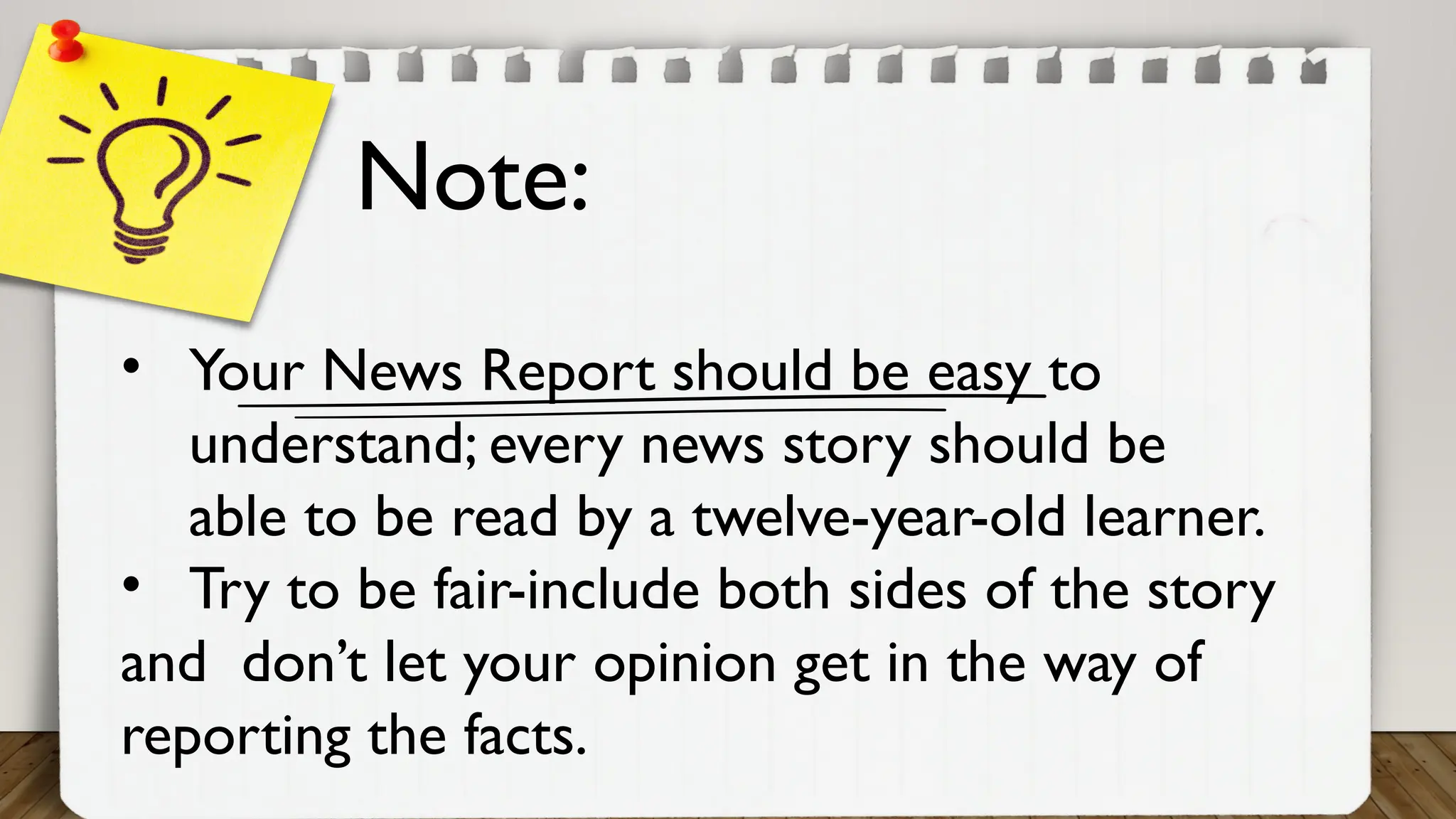 The parts of a news report and Information Gathering | PPTX