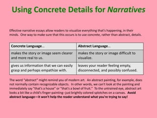 English descriptive writing | PPTX