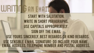 Writing An Email | PDF