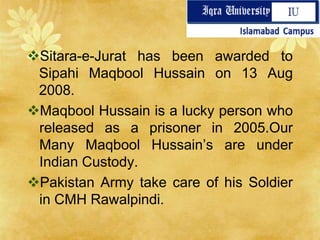 Sipahi Maqbool Hussain | PPT