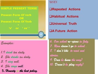 Present Tense | PPT
