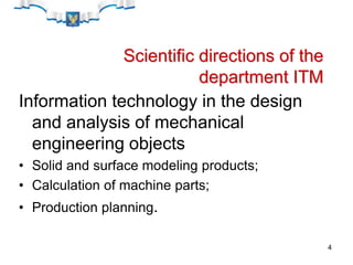Information technology in Mechanical engineering | PPT