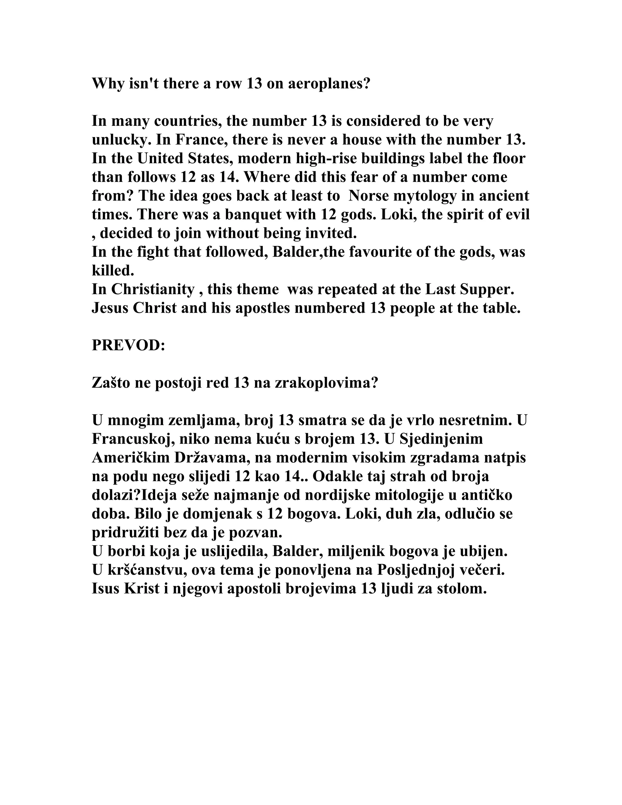 Engleski jezik- kratke price sa prevodom | DOC