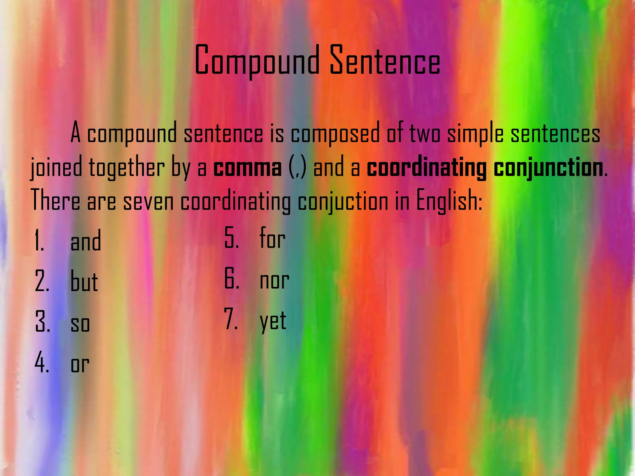English (Compound and Complex Sentence) | PPTX