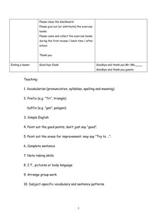 Classroom English Language | PDF | Homework and Study | Education