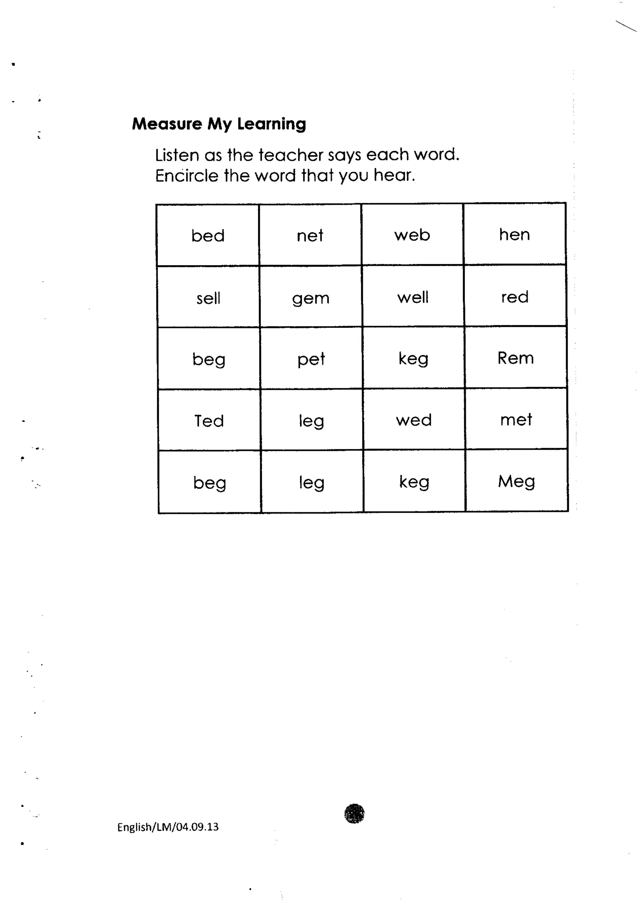 K TO 12 GRADE 2 LEARNING MATERIAL IN ENGLISH | PDF