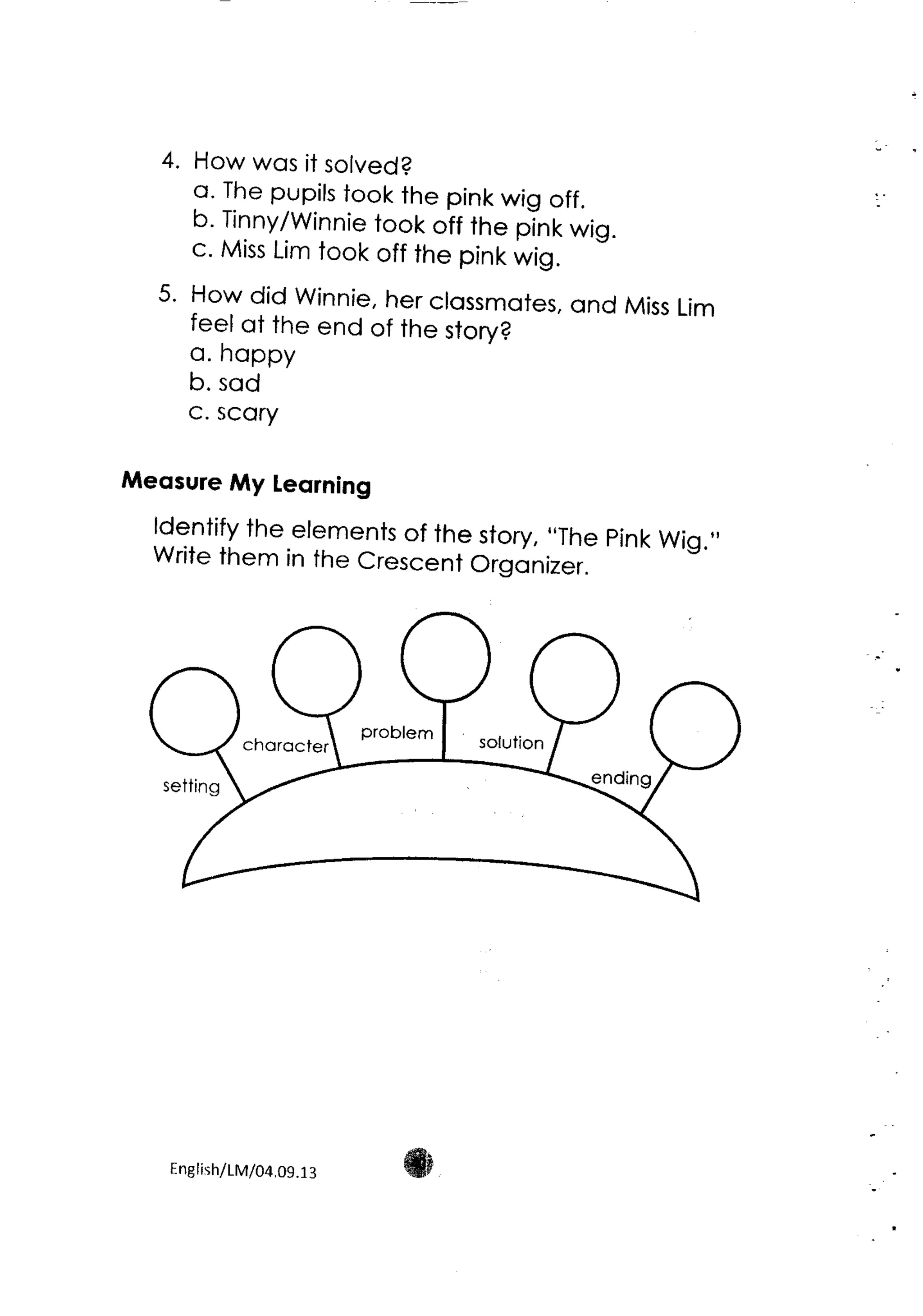 K TO 12 GRADE 2 LEARNING MATERIAL IN ENGLISH | PDF