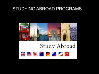 INGLÊS 10º ANO: STUDYING ABROAD | PPTX | College Education | Education