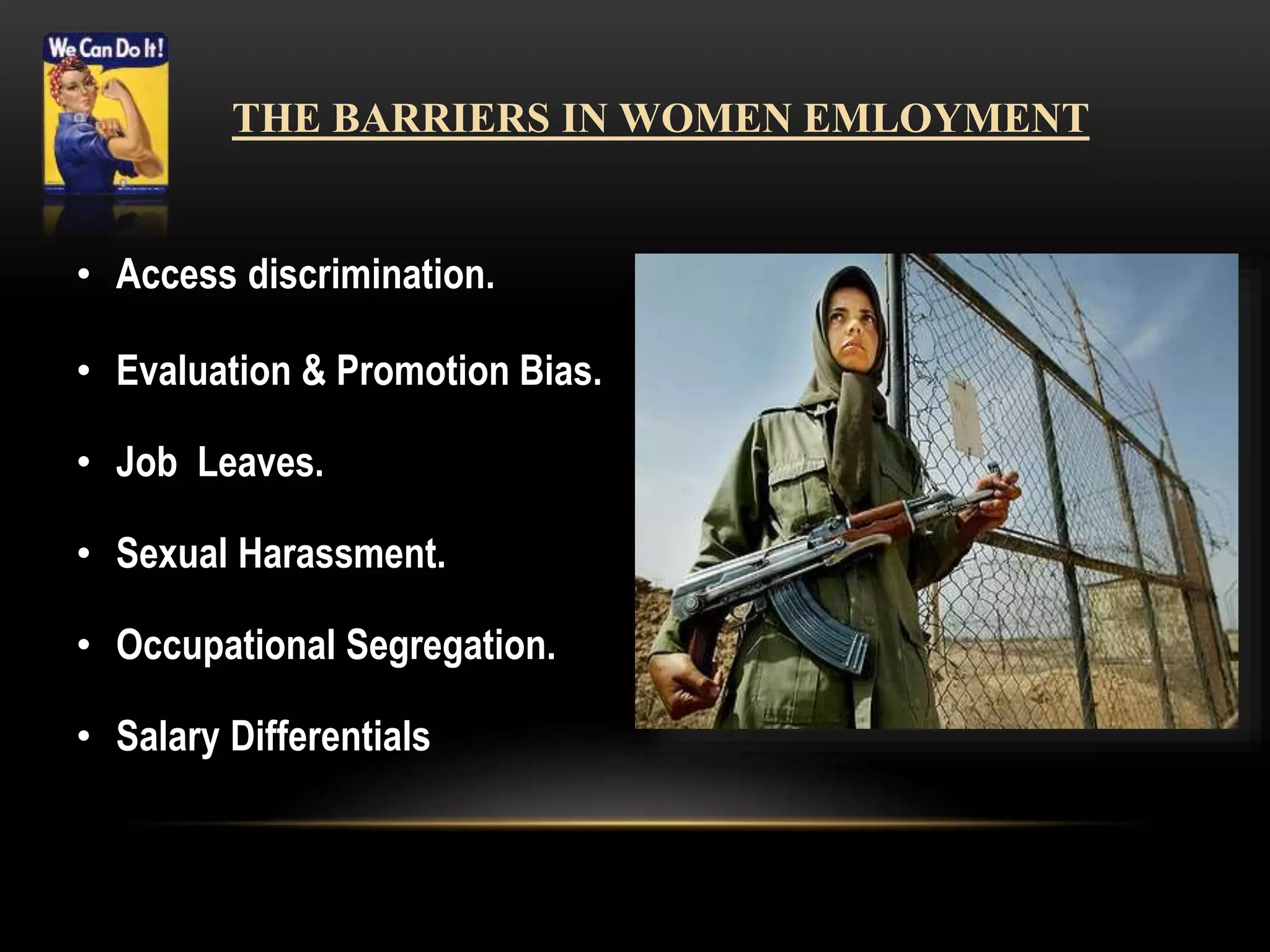 “WOMEN EMPLOYMENT” | PPTX