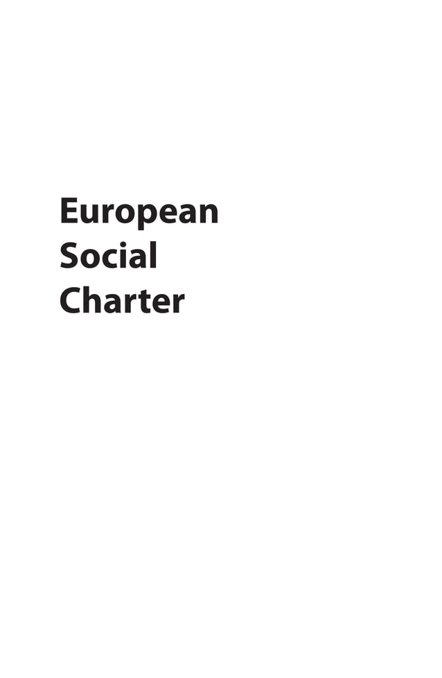 European Social Charter | PDF
