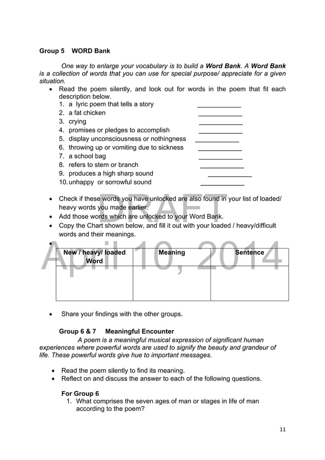 Grade 9 English Module | PDF
