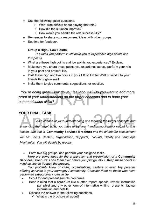 Grade 9 English Module | PDF