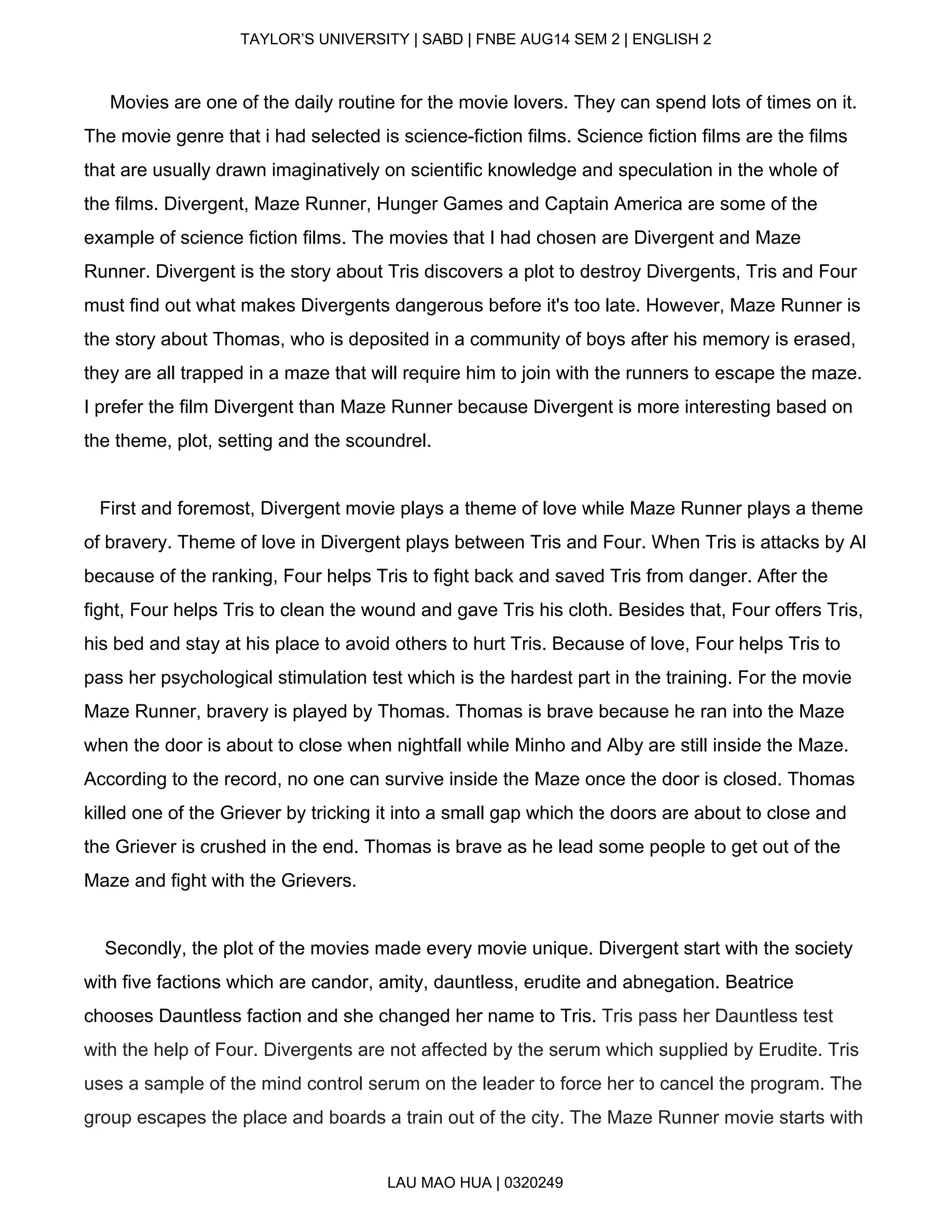 ENGLISH ESSAY | PDF