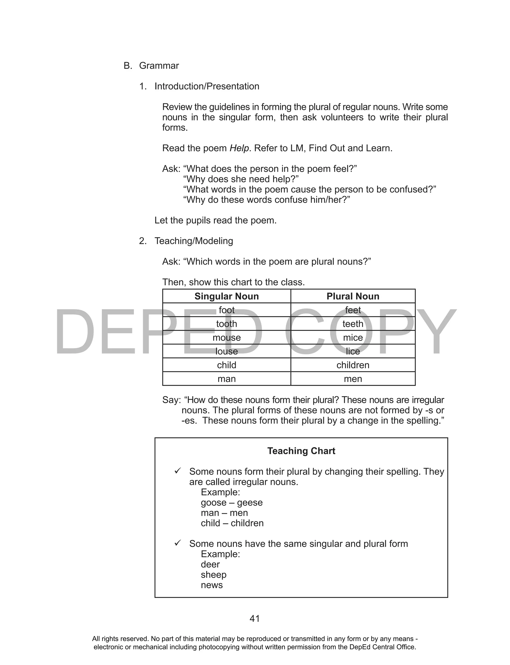 K TO 12 GRADE 4 TEACHER’S GUIDE IN ENGLISH (Q1-Q4) | PDF