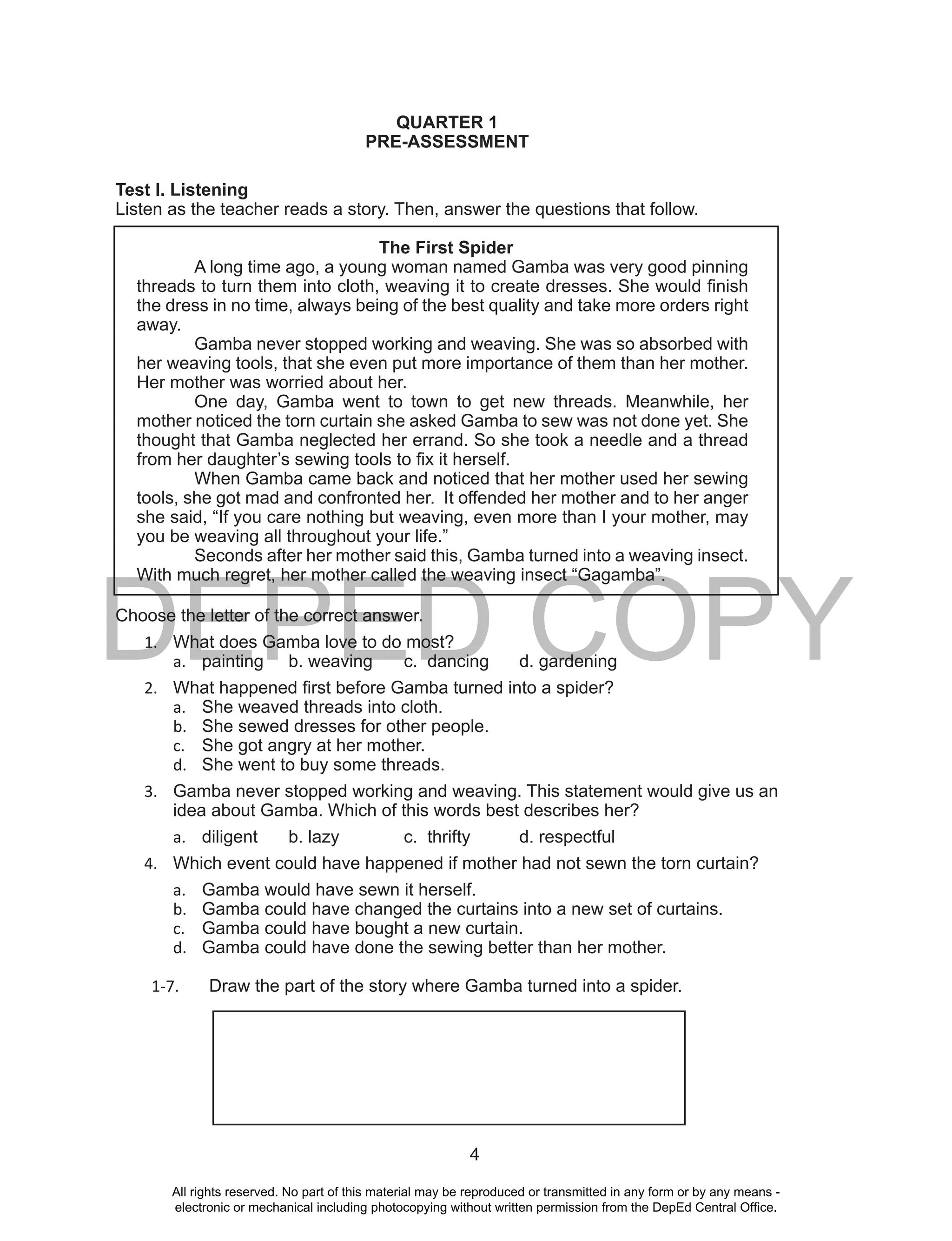 K TO 12 GRADE 4 TEACHER’S GUIDE IN ENGLISH (Q1-Q4) | PDF