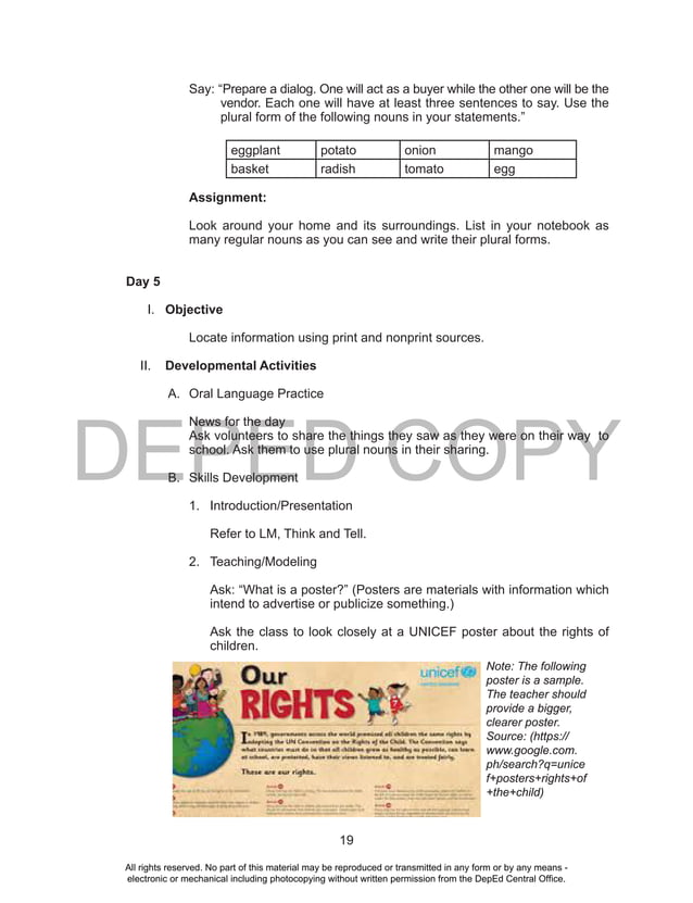 K TO 12 GRADE 4 TEACHER’S GUIDE IN ENGLISH (Q1-Q4) | PDF