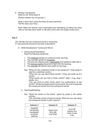 K TO 12 GRADE 4 TEACHER’S GUIDE IN ENGLISH (Q1-Q4) | PDF