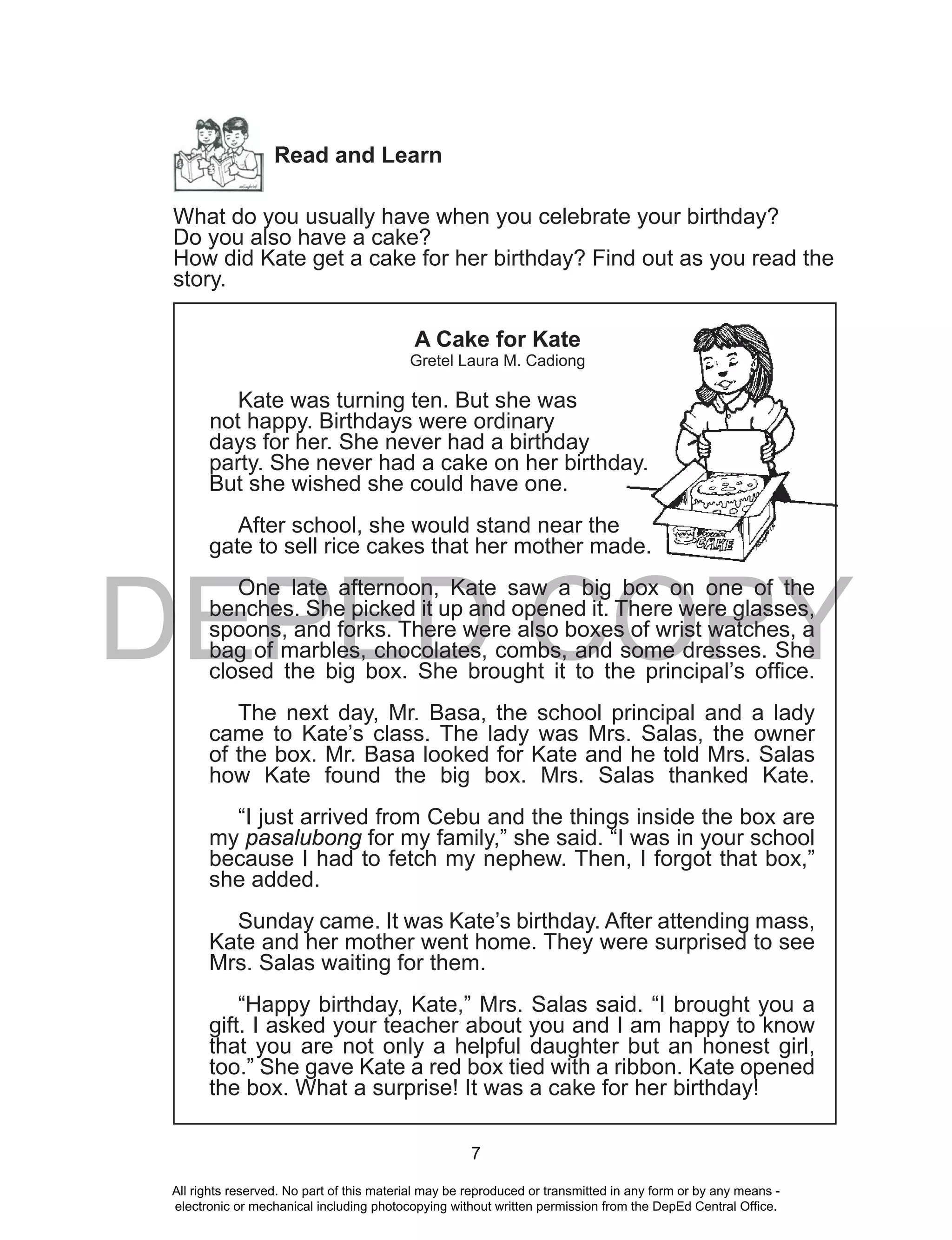 K TO 12 GRADE 4 LEARNER’S MATERIAL IN ENGLISH (Q1-Q4) | PDF